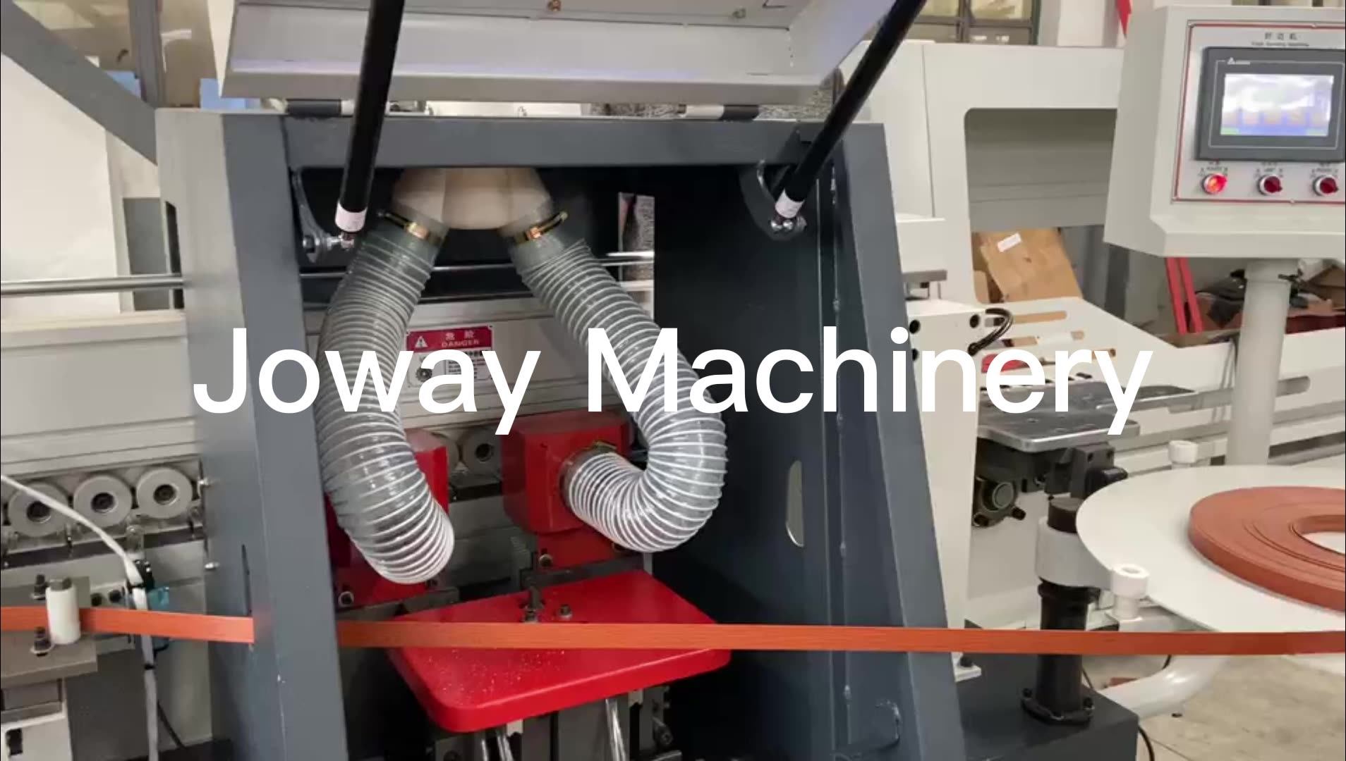 Wood Plc Control System Edge Banding Machine With High Power Servo ...