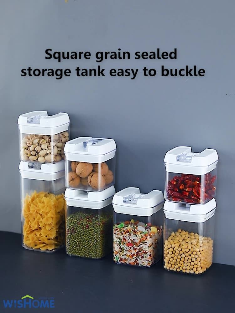 Easy Open Airtight Transparent Small Pp Plastic Food Storage Container ...