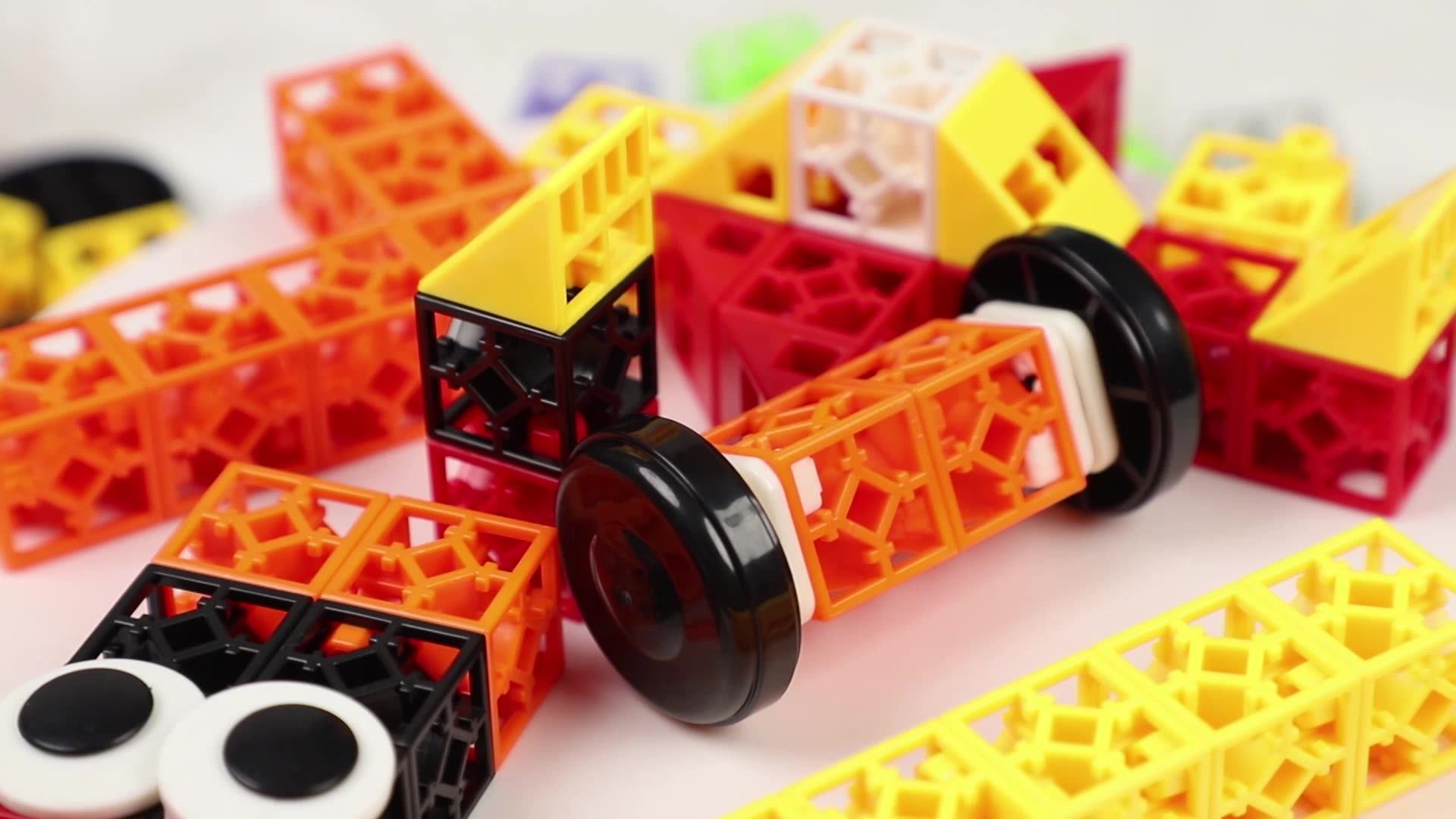 Kindergarten Children Plastic Bricks Diy Playing Educational Toy ...