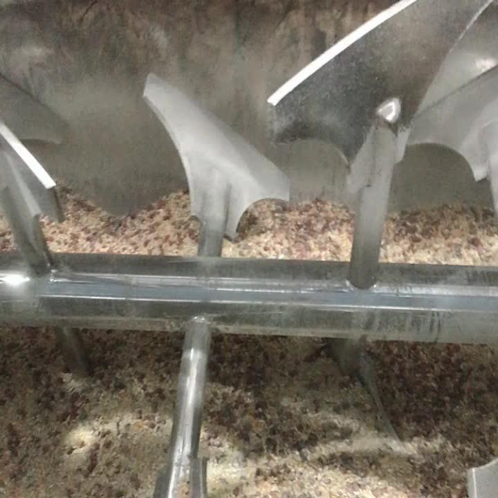 Horizontal Multi Blades Mixing Machine With Jacket / Paddle Mixer For ...