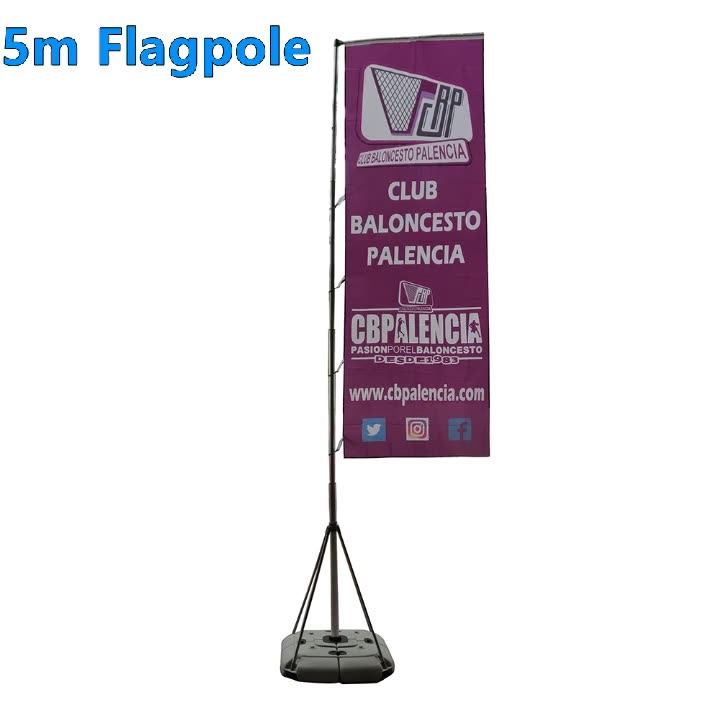 5m Waterbase Flagpole For Banner Display 7m 10m Water Injection Flag ...
