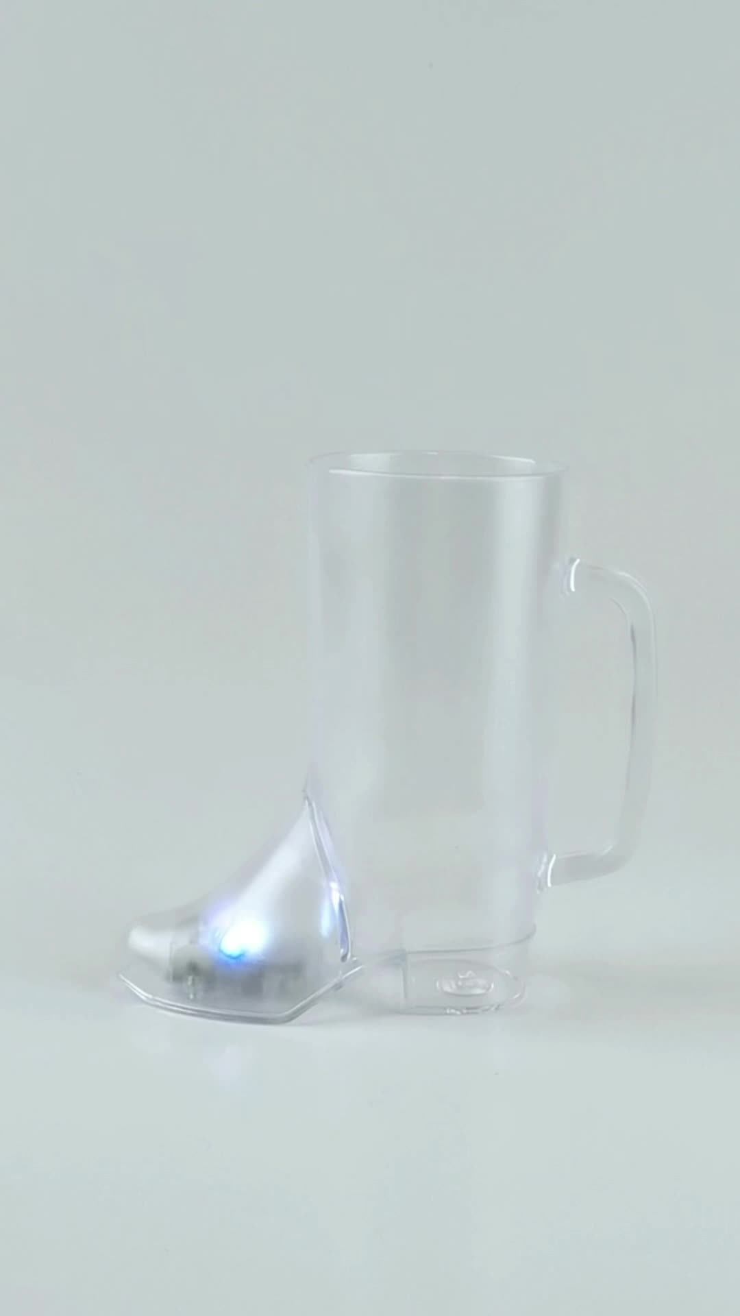 Custom Printing Logo Led Light Up 16 Oz Flashing Party Plastic Cowboy ...