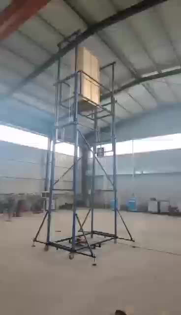 4m Electric Lifting Scaffold 300kg 500kg Mobile Scissor Lift Tables ...
