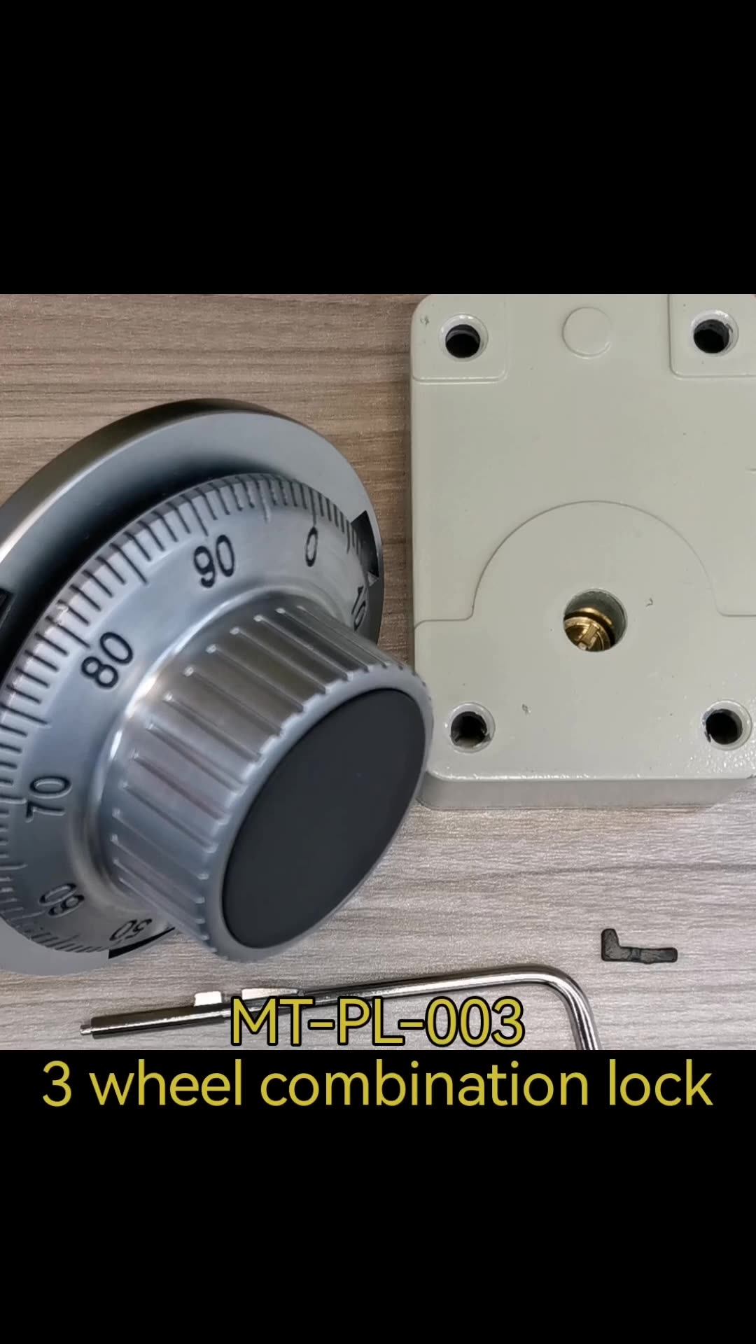 Steering Wheel Combination Lock 3-wheel For Safes,Vaults,Combo-gun ...