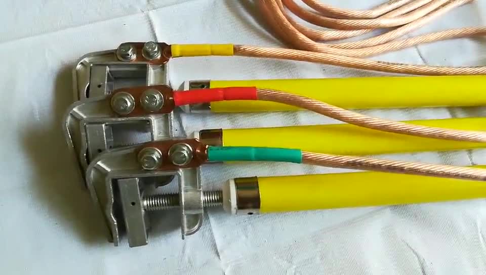 三合一接地线\JDX-NL-10kV(3×1.5m+5m)\国产殿力携带短路接地线-阿里巴巴