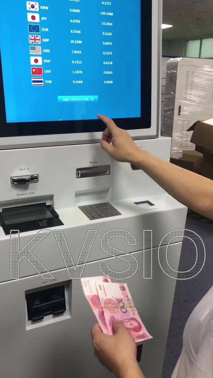 Oem/odm Service Of Self Currency Exchange Kiosk Terminal Foreign ...