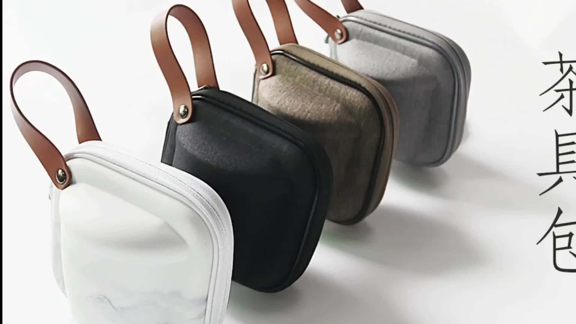 Portable tea lover Tea Set with Case All-in-One Glass Teapot with ...