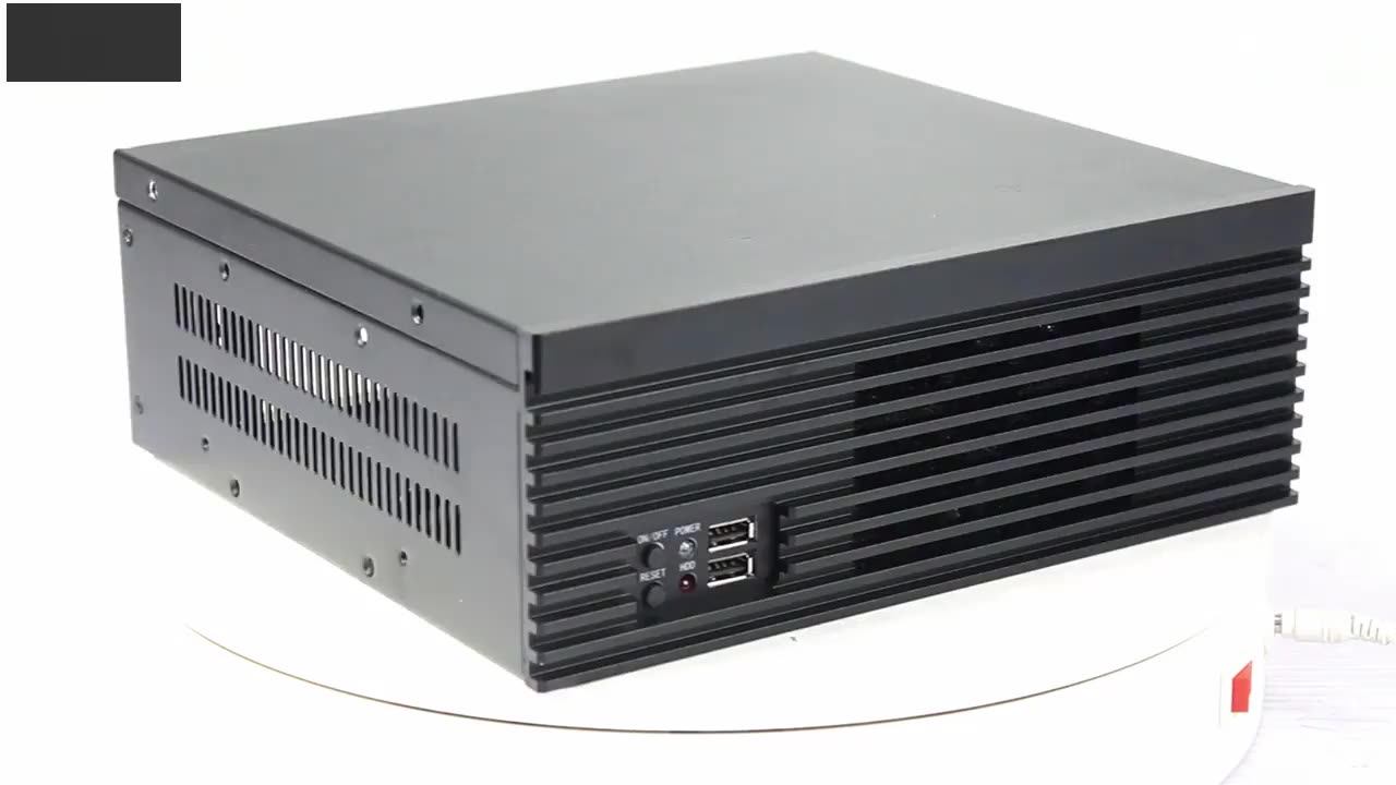 Custom 2u Mini Itx Aluminum Case Pc Slim Portable Industrial Computer ...