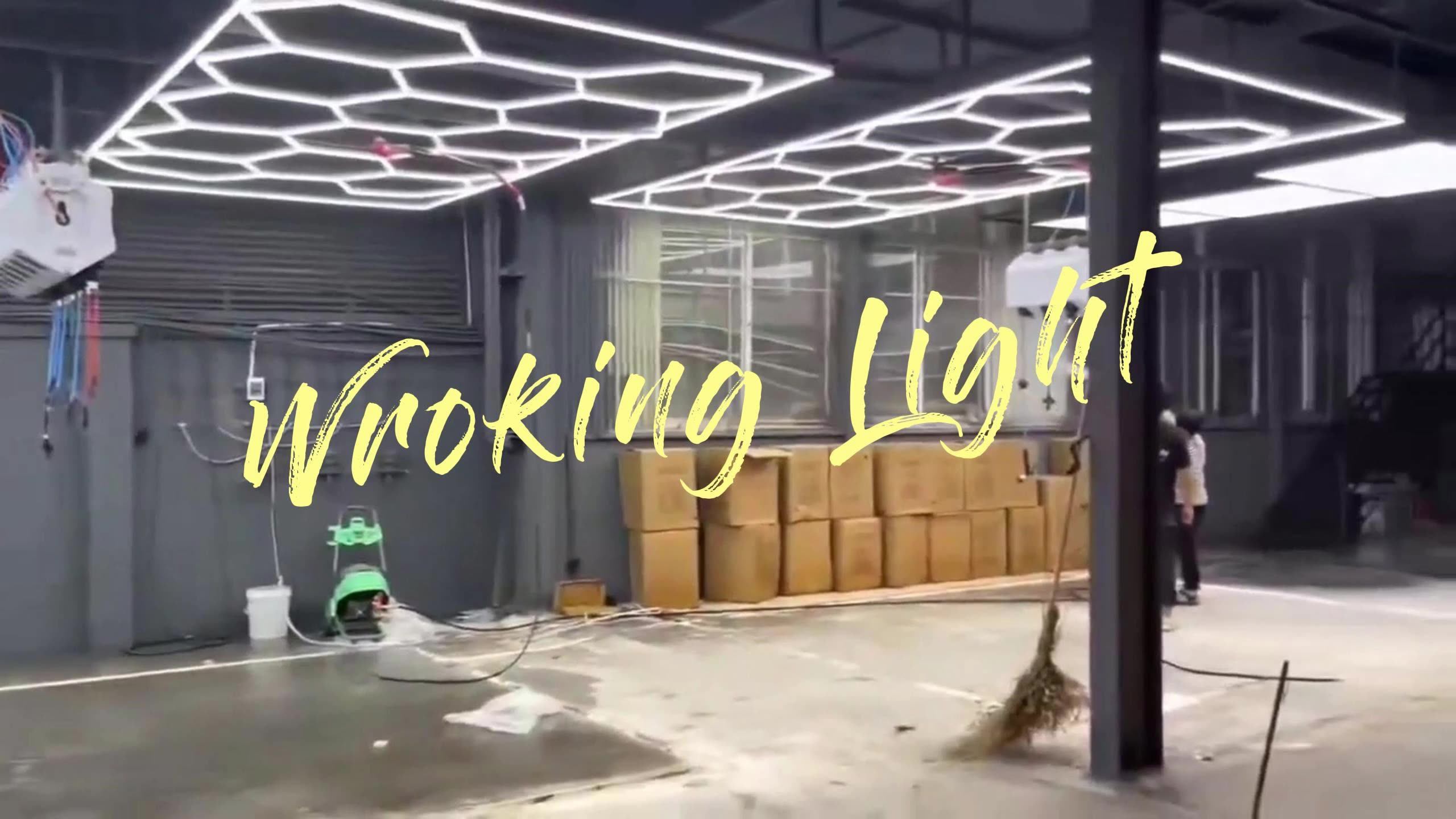 Commercial Work Light 42w Aluminum Honeycomb Lamp Lighting For Garage Hexagon Led Light For ...