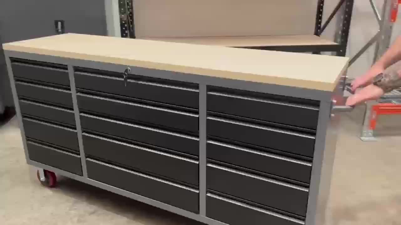 Jzd Factory Workshop Garage 72 Inch Tool Chest Workstation Rolling ...