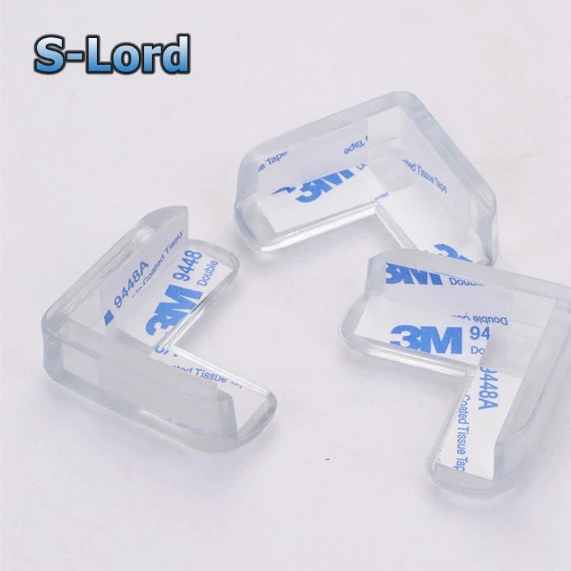 L Shape Kids Baby Silicone Safety Protector Table Transparent Protector ...