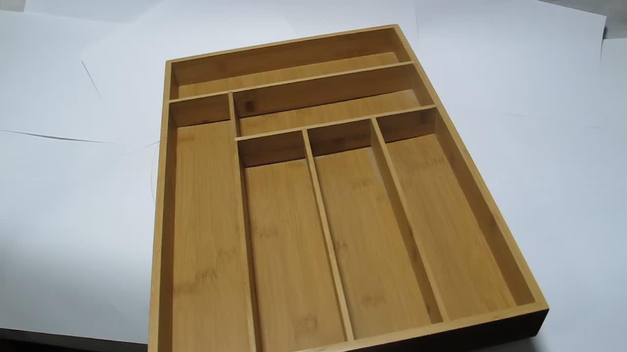 Totally Bamboo Drawer Organizer Eco-friendly Handmade Bamboo Cutlery ...