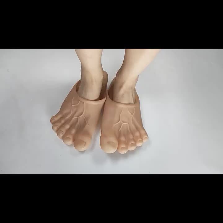 Halloween Tricky Simulation Big Feet Shoes Barefoot Bare Feet Big Fairy ...