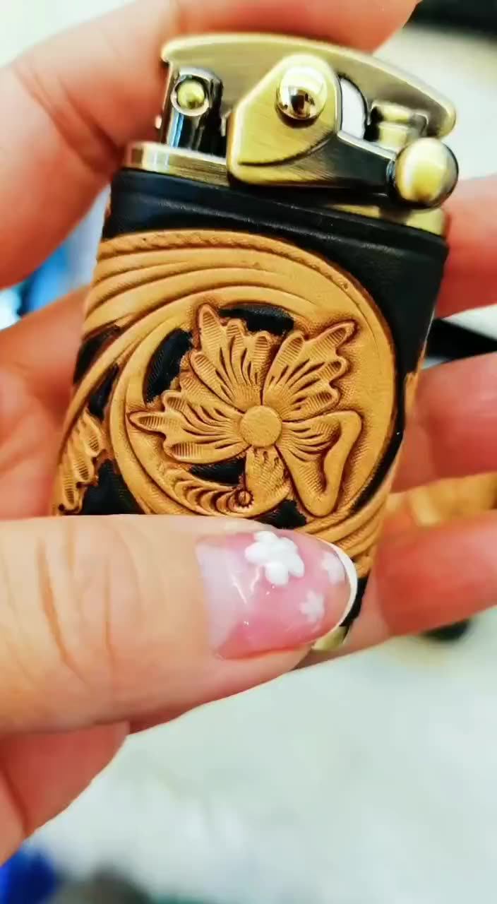 Custom Logo Cowboy Western Style Cool Luxury Cigar Gas Cigarette Torch ...