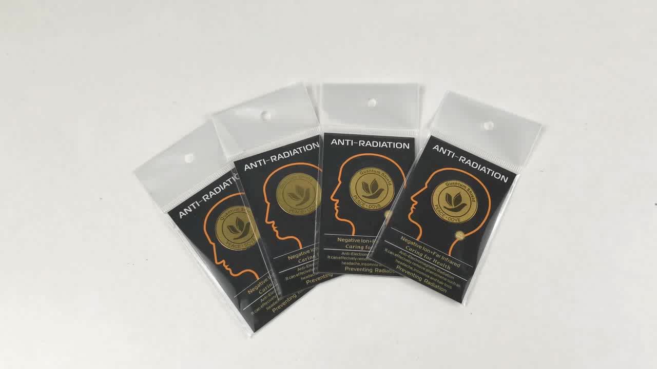 Camaz Custom Cartoon Logo Stickers Negative Ions Anti Radiation Emf ...