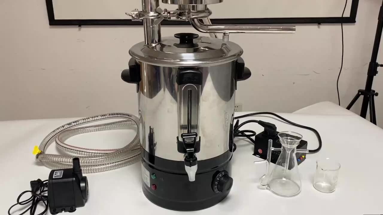 55l Steam Distillation Equipment Stainless Steel Essential Oil ...