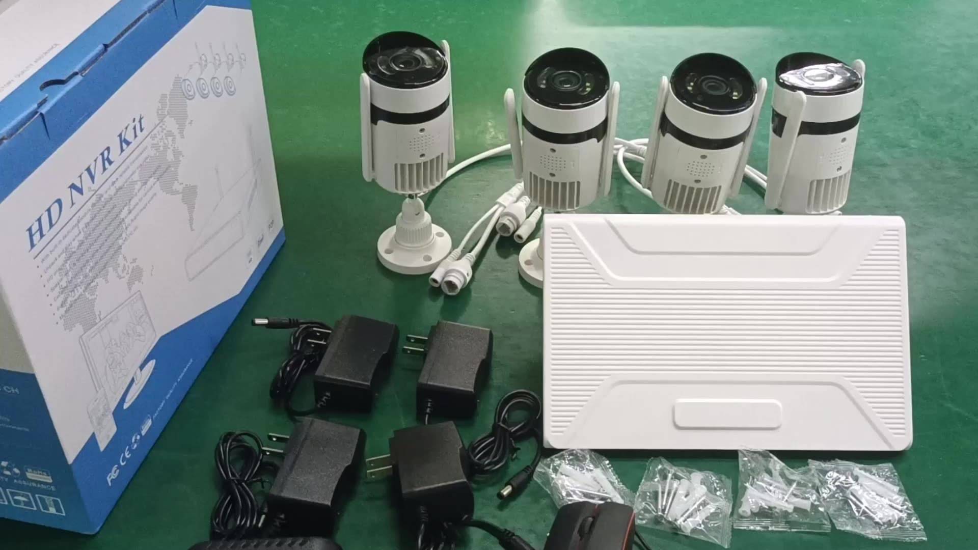 4ch 10ch Tuya 3mp 5mp Hd Cctv Surveillance Security Camera System Wifi Nvr Outdoor Wireless ...