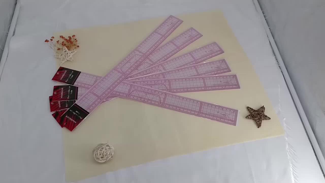 Kearing Flexible Plastic Pattern Making Grading Ruler Metric 50cm ...