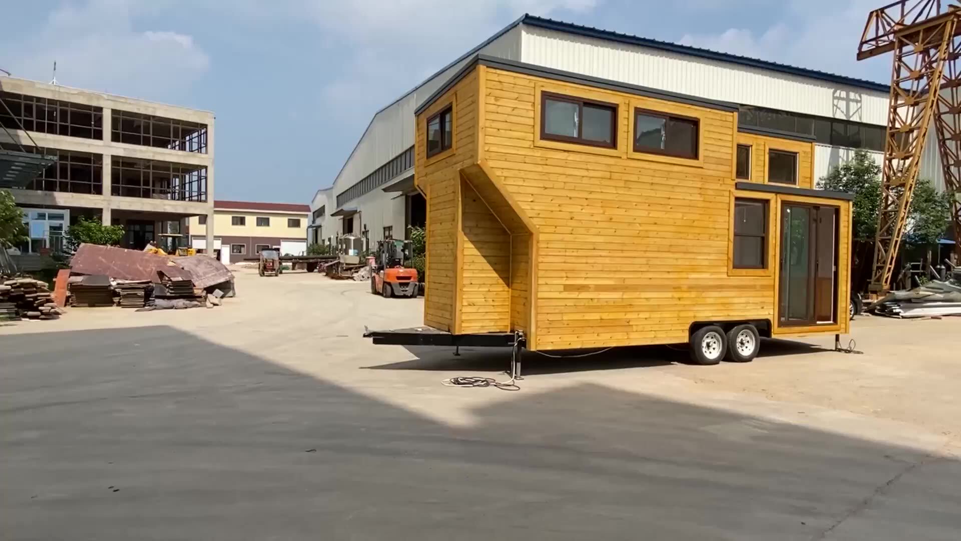 20ft Tiny House On Wheel Moderner Fertighaus-wohnwagen Kleine ...