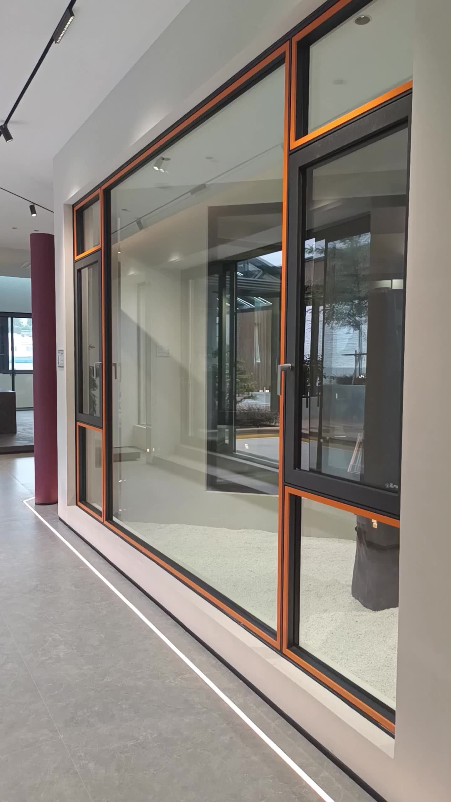 European Style Tilt And Turn Window Household Aluminum Frame Window ...