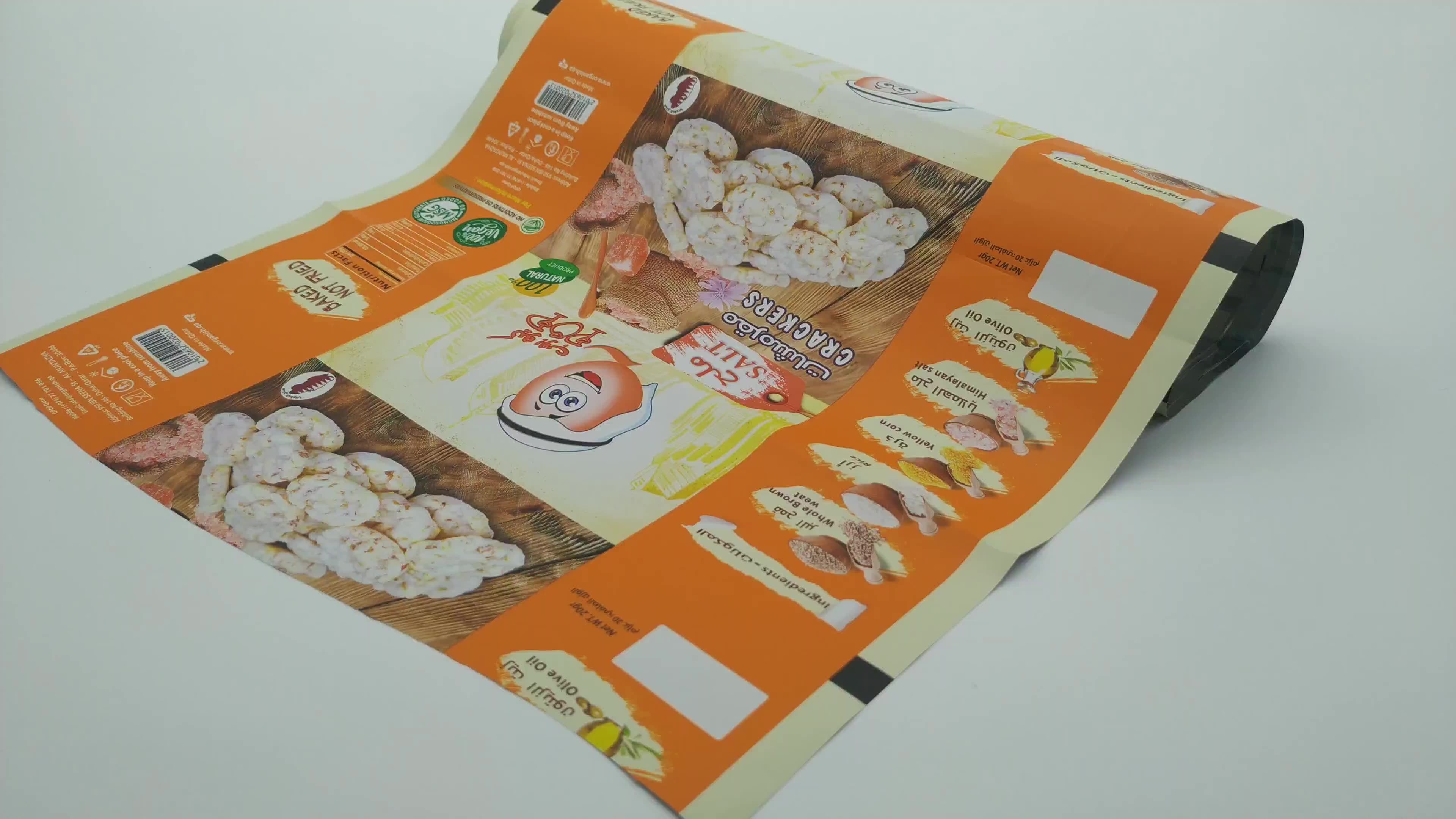 Aluminum Foil Pet Film Laminating Food Packaging Plastic Roll Film For ...