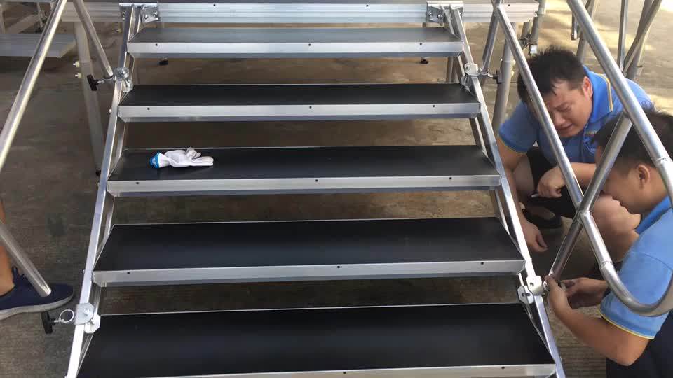 Removable Aluminum Stair For Stage - Buy Aluminum Stairs,Stairs ...