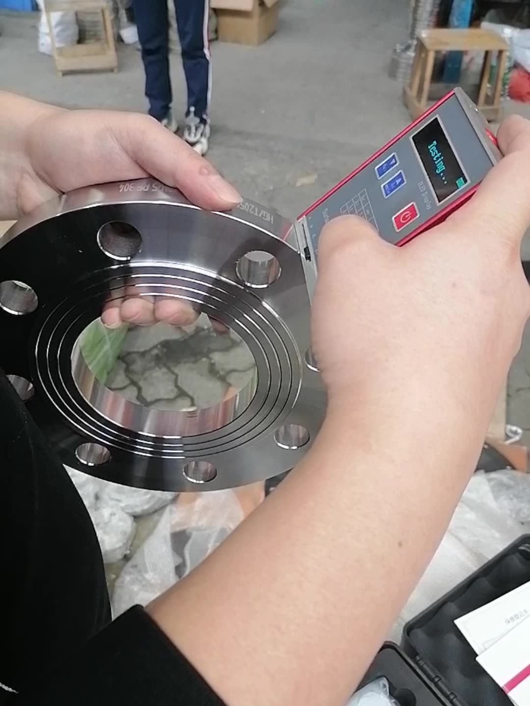 Stainless Steel Pipe Puddle Flange Injection Molding Rib Vacuum Scrd ...