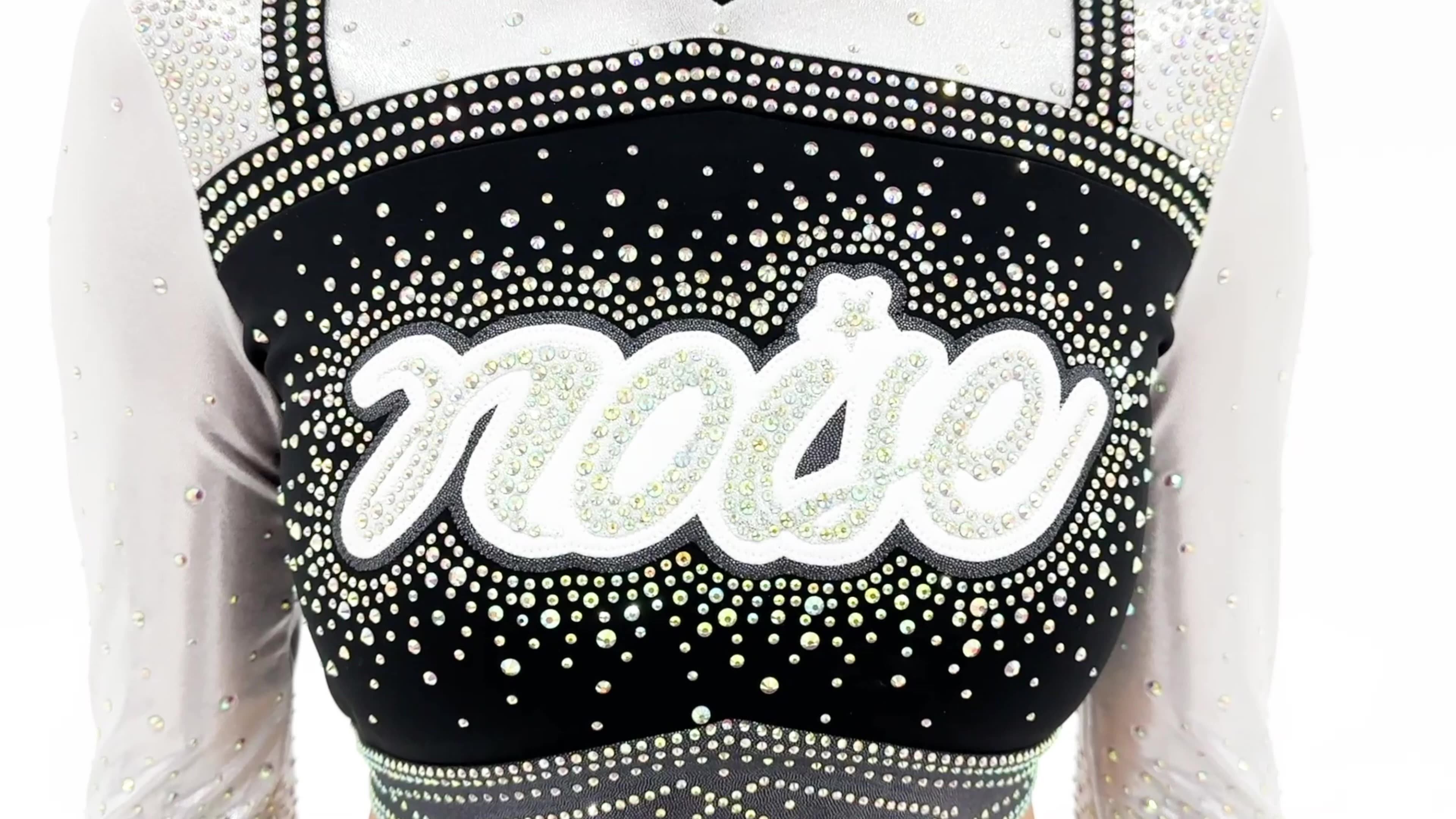 Wholesale Custom Design Cheerleading Uniforms Long Sleeve Kids Cheer ...