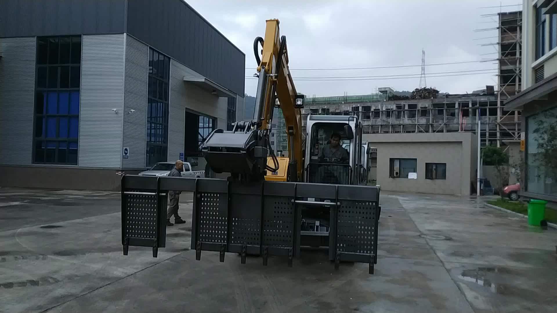 8 Ton Railway Sleeper Changing Laying Railway Excavators Railroad ...