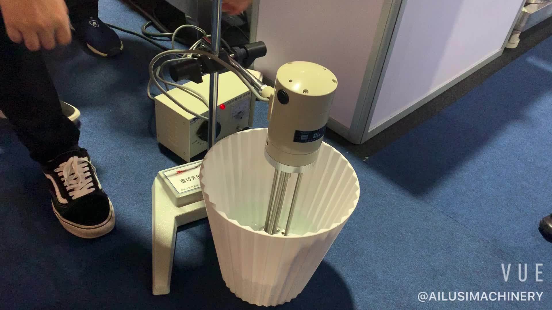 Laboratory High Speed Shear Homogenizer Mixer Portable Emulsifying ...