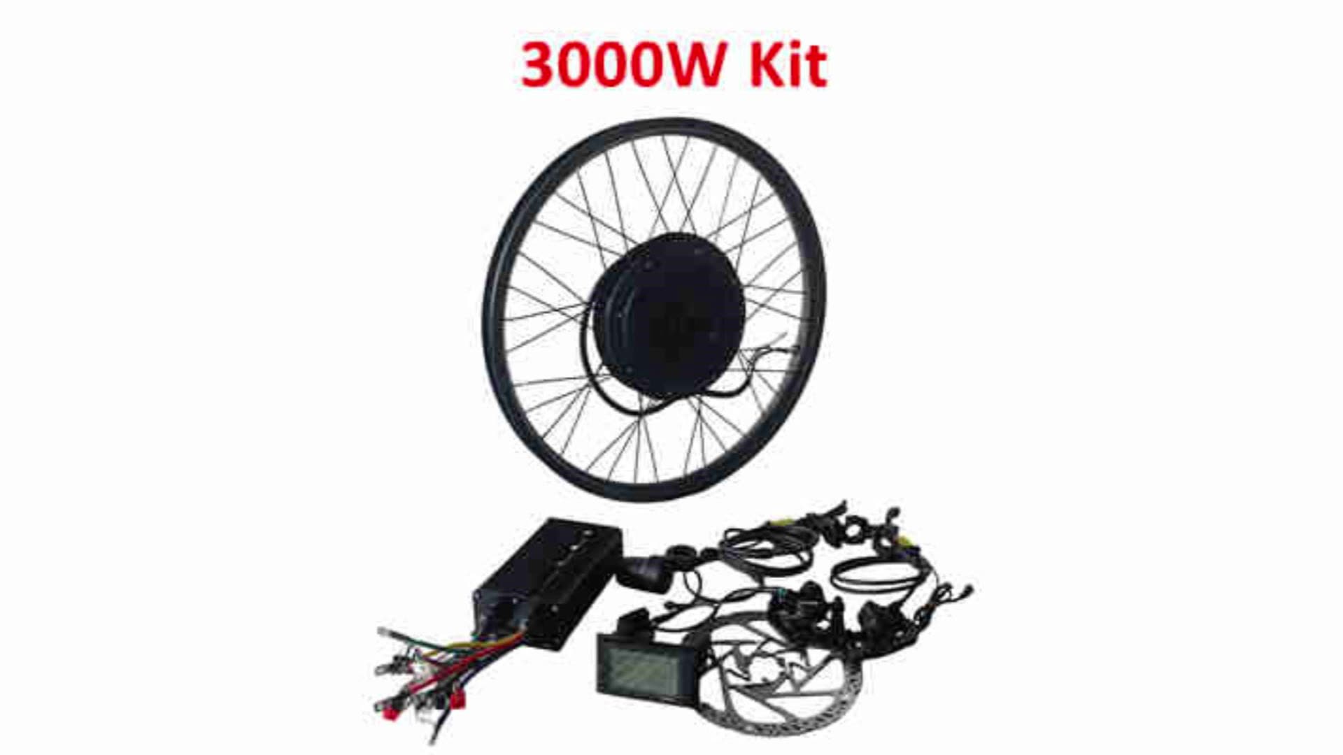High Speed Ebike Motor Kit 3000w 5000w 8000w 72v Electric Bike Conversion Kits With Sabvoton ...