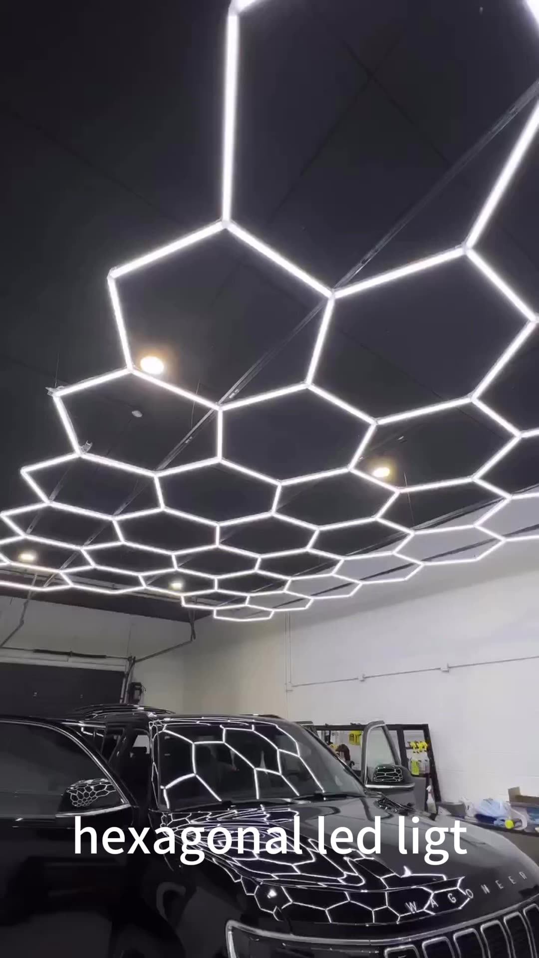 Suez Garage Detailing Lighting Hexagon Led Working Ceiling Light Diy ...