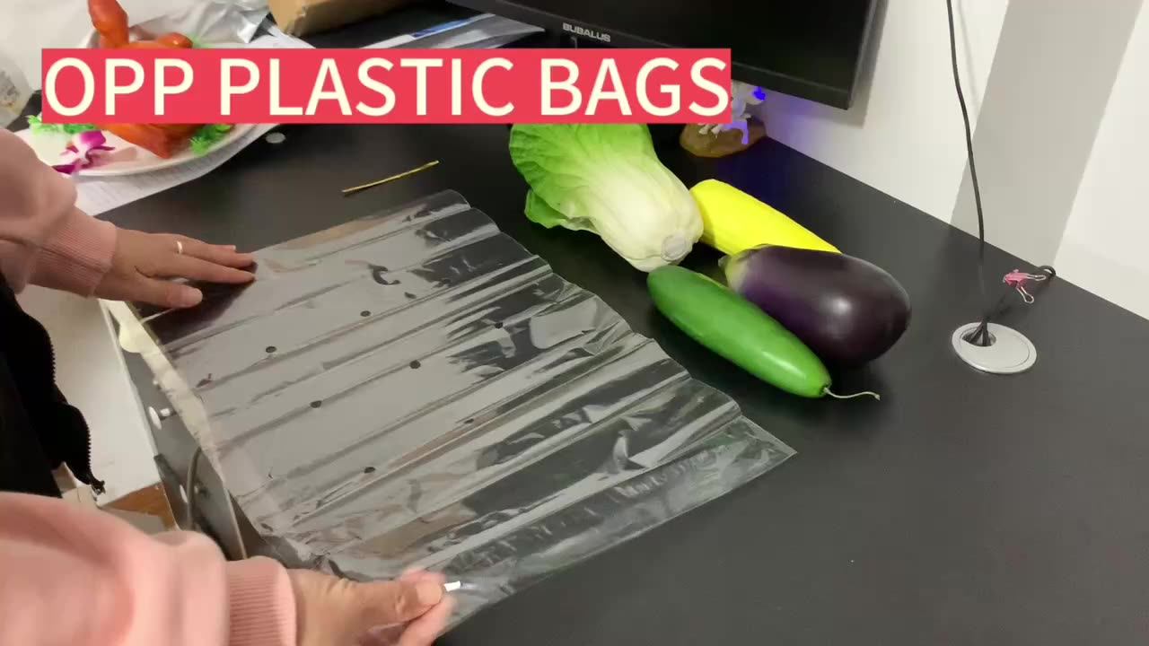 Food Grade Custom Print Transparent Opp Plastic Packaging Vents Clear ...