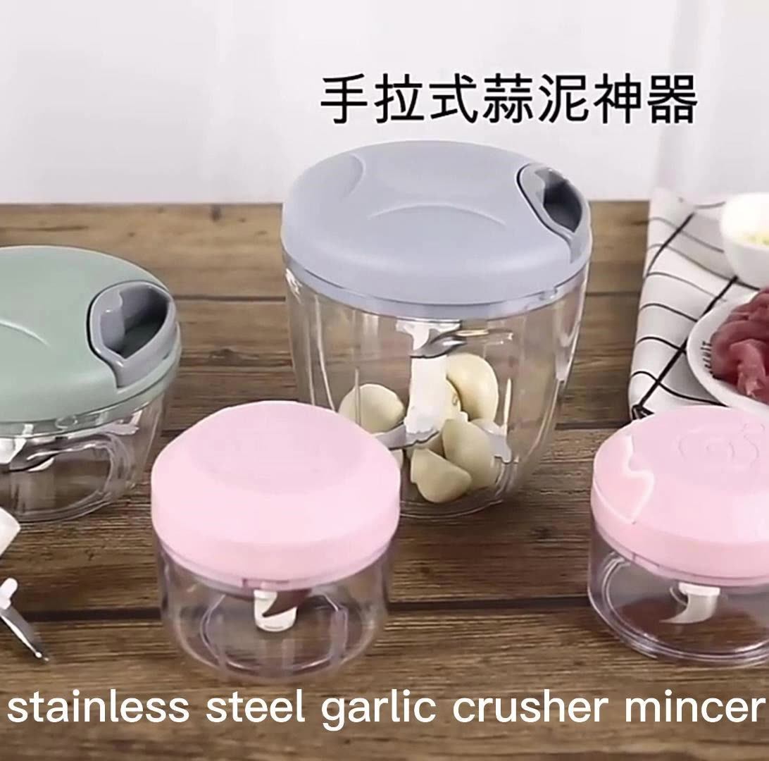 Multifunction Stainless Steel Garlic Crusher Mincer Manual Onion ...