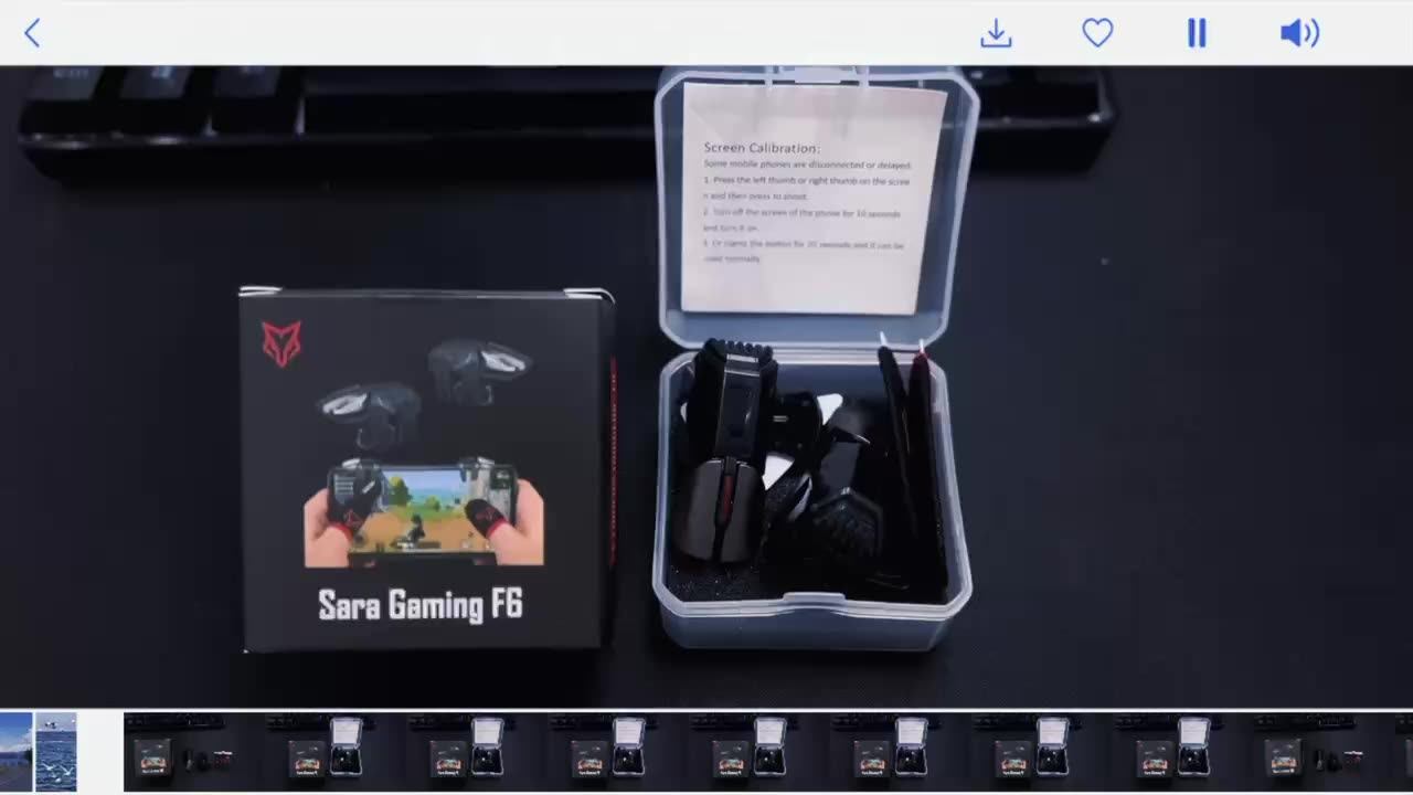 Sarafox F6 Finger Mobile Game Trigger Controller Alloy Gamepad Joystick ...