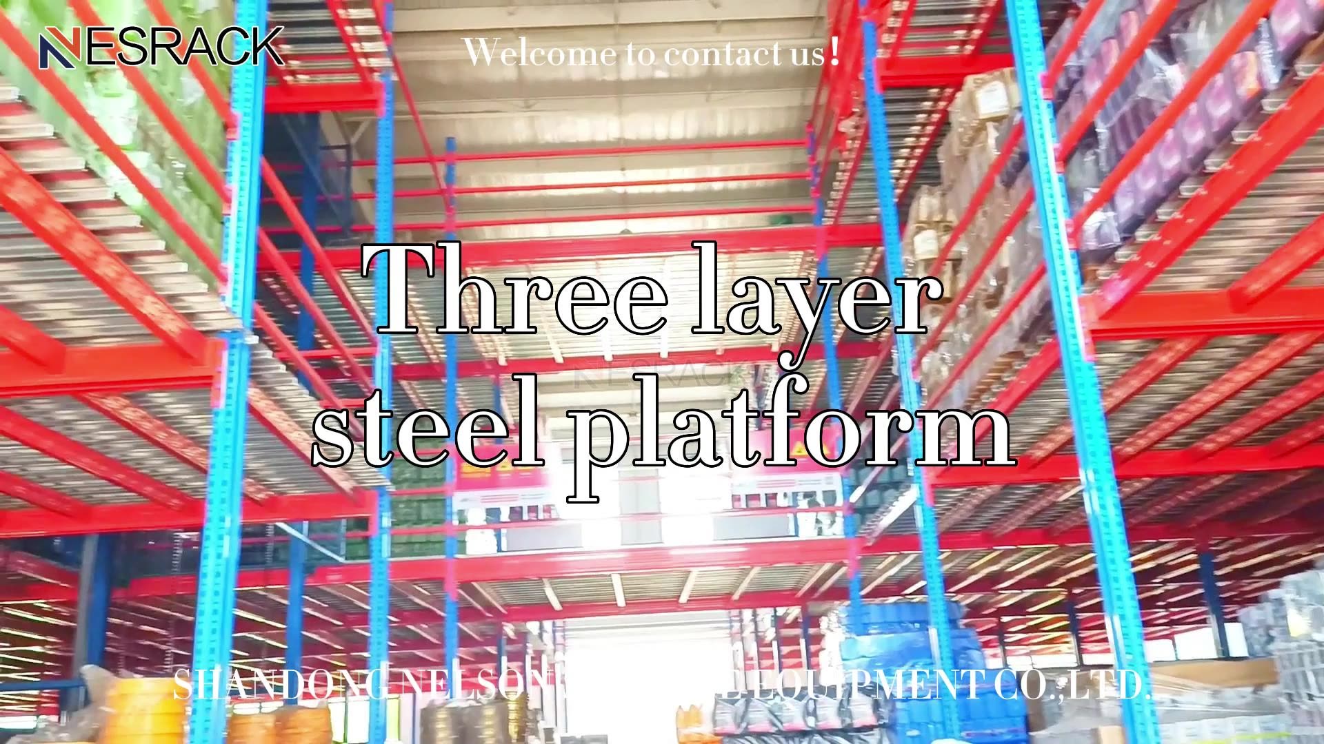 Heavy Duty Mezzanine Rack Attic Shelf With High Load Capacity For Large ...