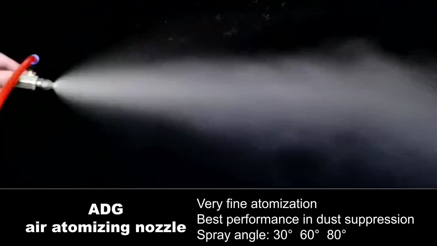 30 60 80 Degree Aeroponic Ultrasonic Dry Fog Air Atomizing Spray Nozzle ...