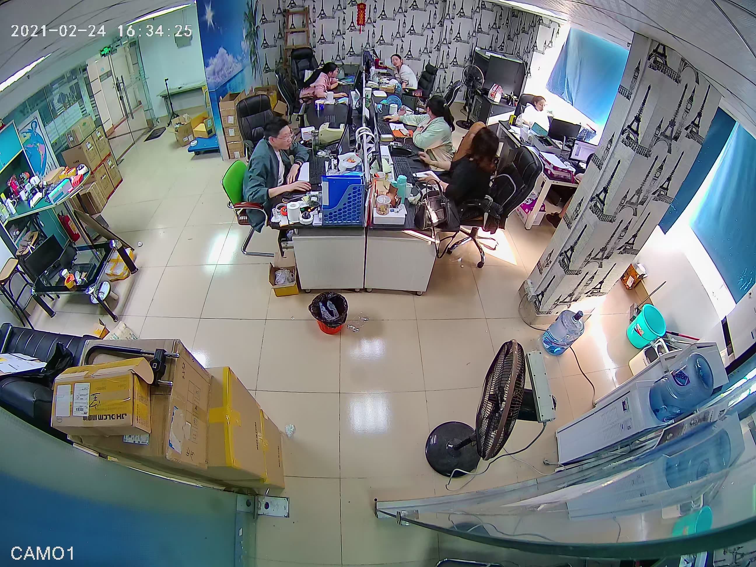 1.7mm/2.1mm Wide Angle 180 Degree Fish Eye 4k Cctv Camera Panoramic 130 ...