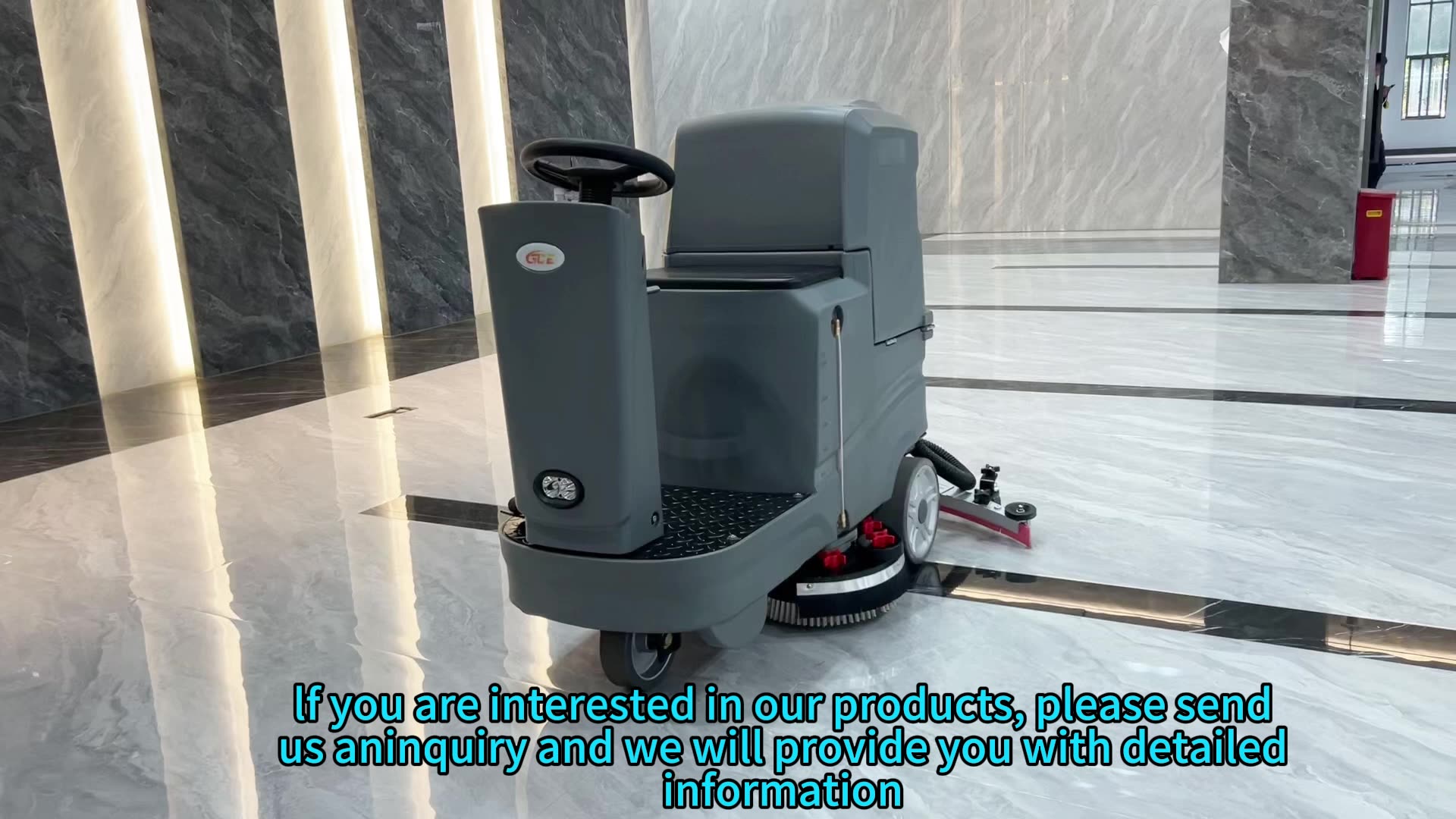 Workshop Battery Operated Ride-on Automatic Automatic Heavy Duty Floor Scrubber Cleaning Machine ...