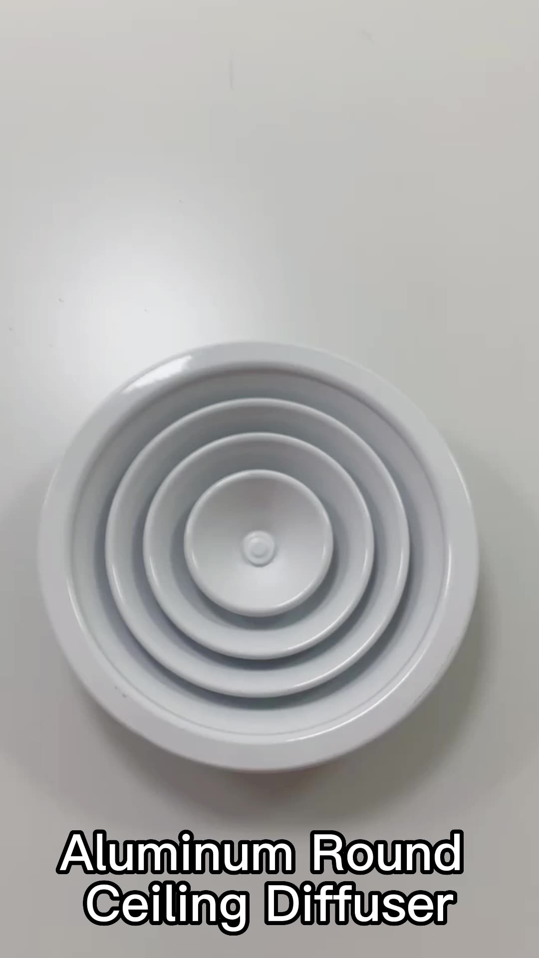 Ventech Hvac System Aluminum Circular Ceiling Air Outlet Diffuser With Plastic Damper - Buy ...