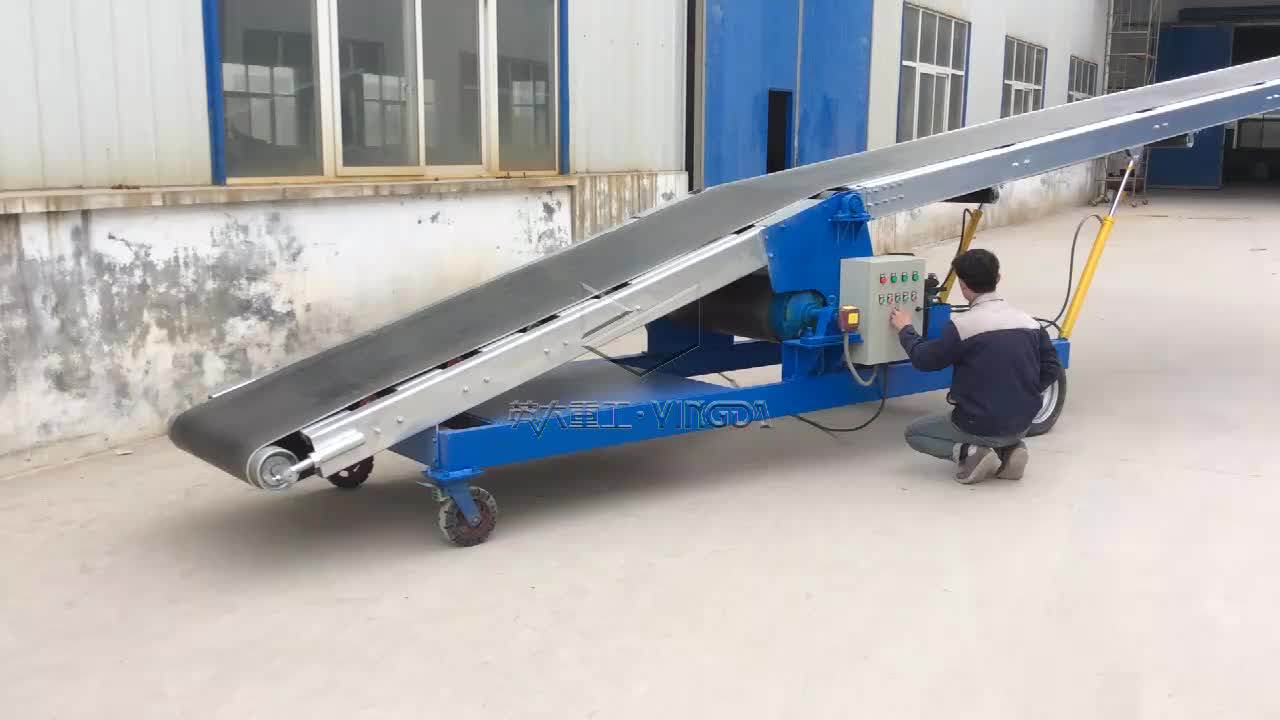 Mobile Belt Conveyor Loader For Gravel Conveying - Buy Mobile Conveyor ...