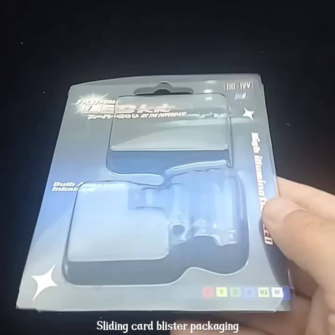 Accept Custom Edgefold Sliding Card Blister Packaging For High ...