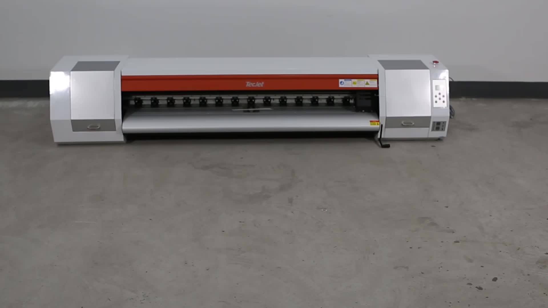 Tecjet 10 Feet Inkjet Large Format Roland Photo Eco Solvent Printer ...