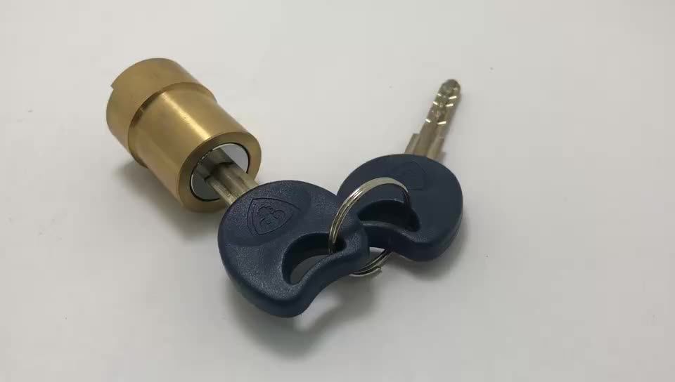 Euro Profile Cross Key Round Cylinder Lock - Buy Round Cylinder Lock ...
