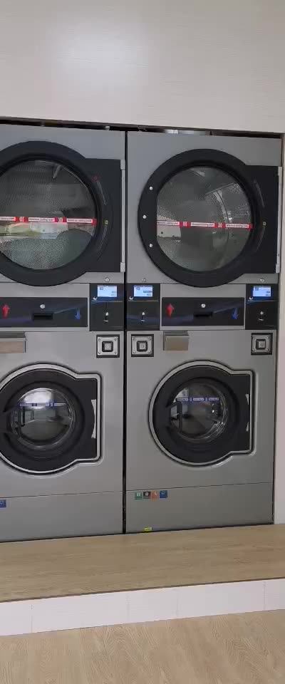 Blue-whale Coin Operated Washing Machine And Dryer Commercial Laundry ...