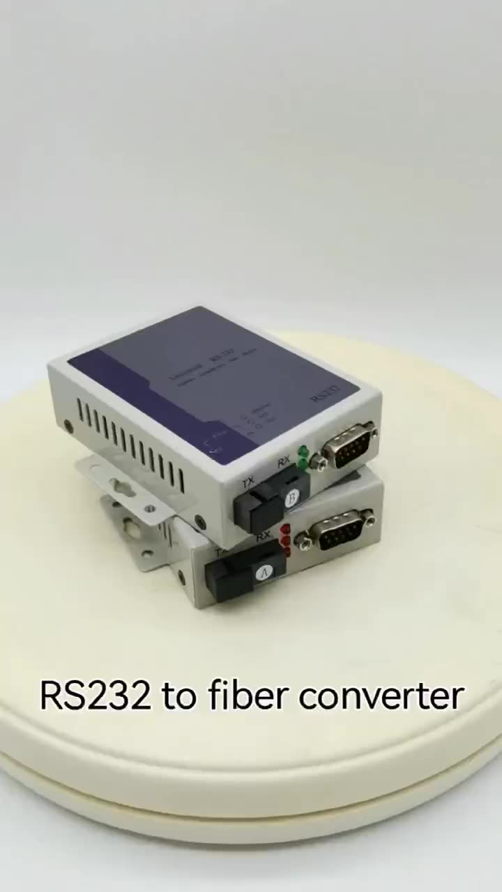 1 Channel Serial Data Rs232 To Fiber Converter Single Mode Sc Fc St Bidirectional Db9 Rs-232 ...
