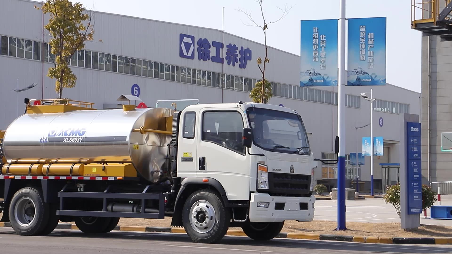 Xcmg Official 6m3 Asphalt Distributor Truck Xls603y Bitumen Asphalt ...