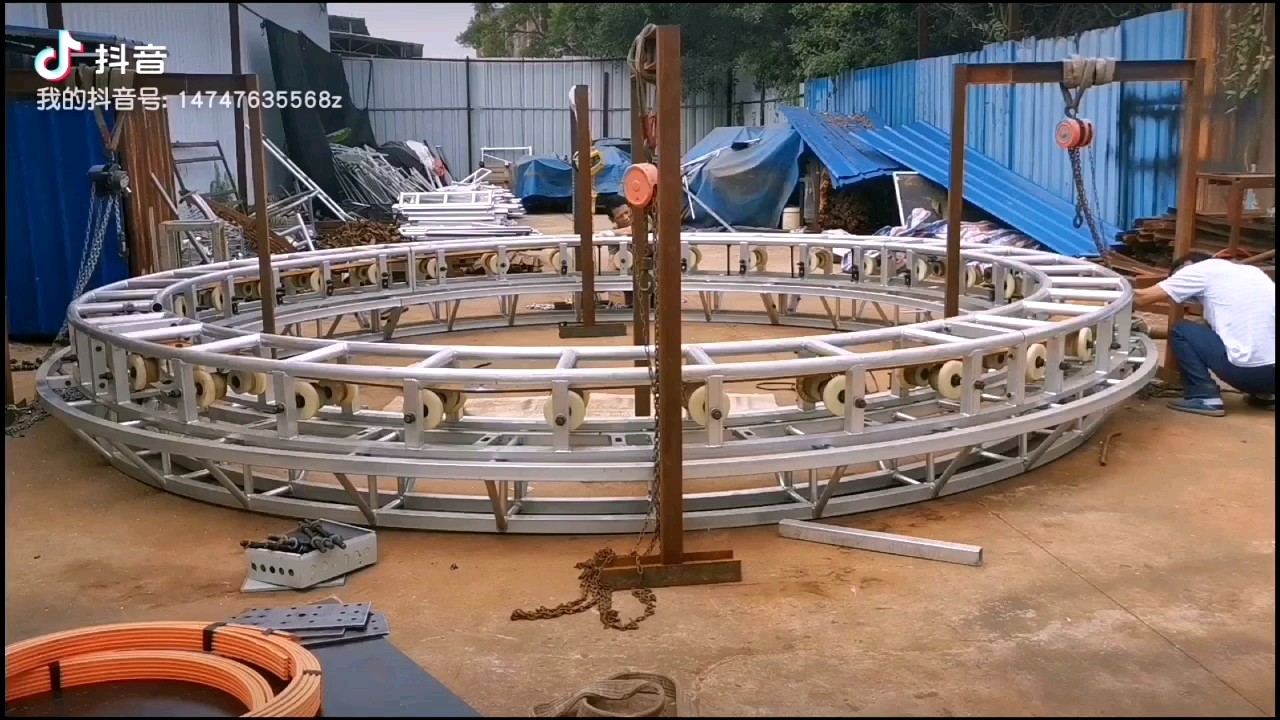 Rotating Lifting Truss Revolving Circle Truss Lifting Up And Down ...