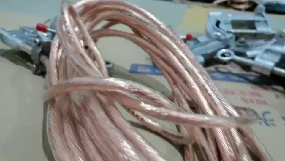 Grounding Equipment Sets With Earth Wire And Clamp Temporary Earth Set ...