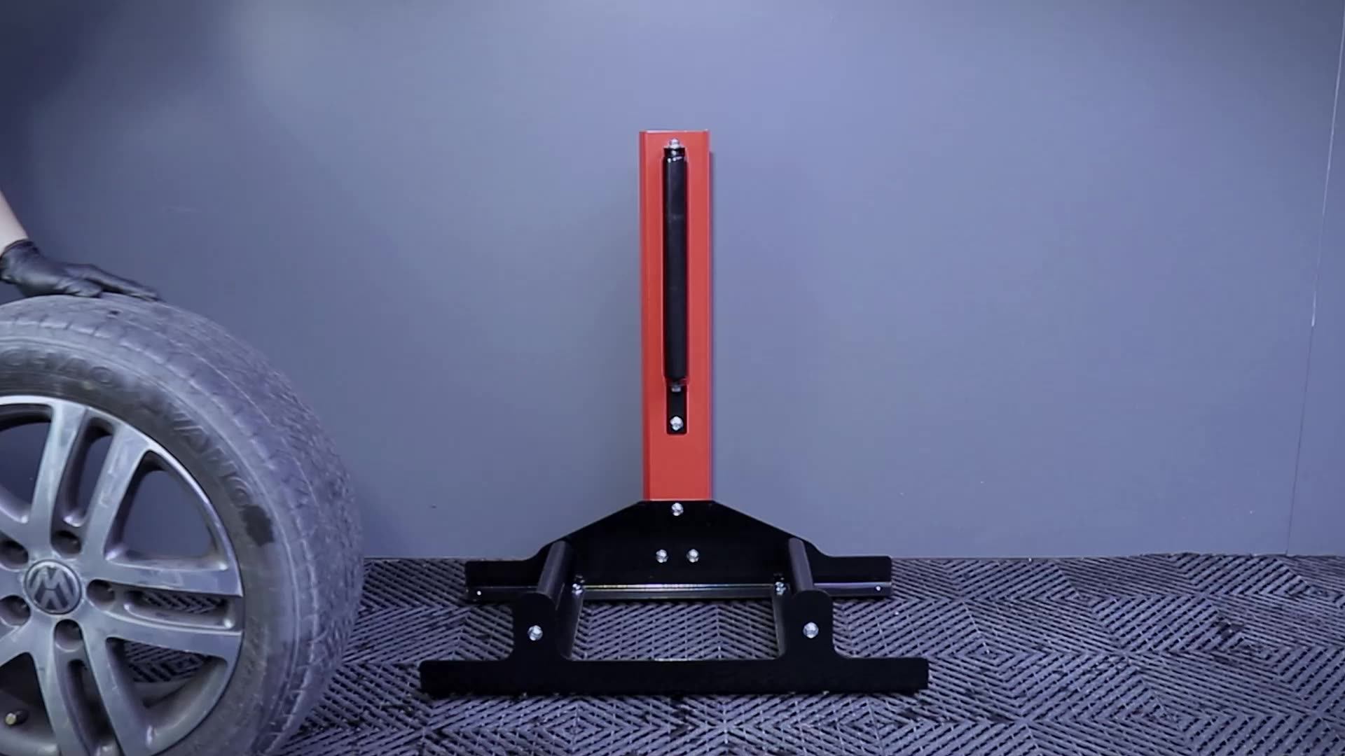 Klcb Car Detailing Rolling Wheel Stand/360 Tire Shine Detailing System ...